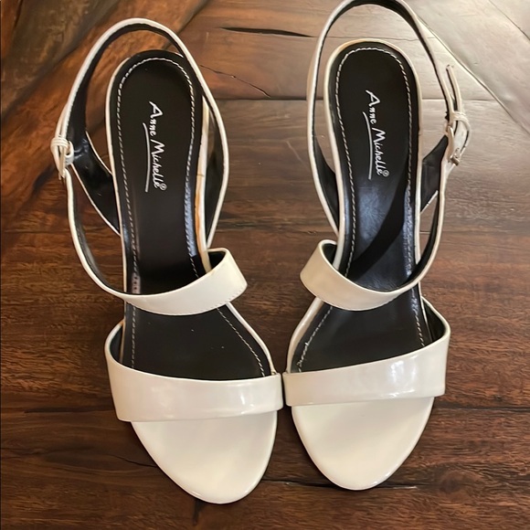 Anne Michelle | Shoes | Anne Michelle Cream Off White Womens Heels 4 ...